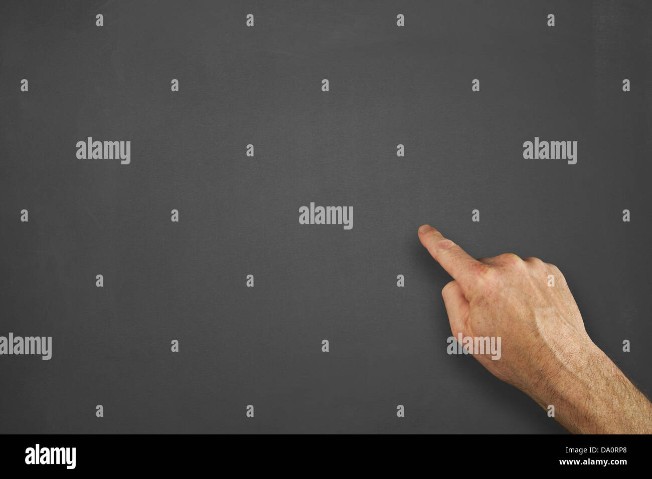 Mans hands on a chalkboard Stock Photo - Alamy