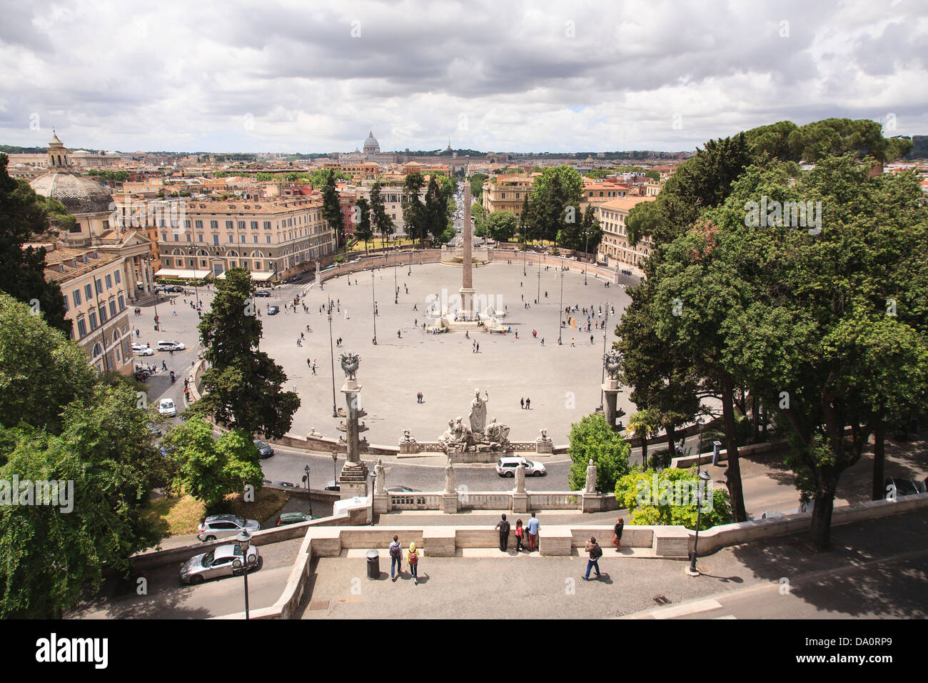 The Piazza del Popolo "People's Square" in Rome, Italy Stock Photo - Alamy