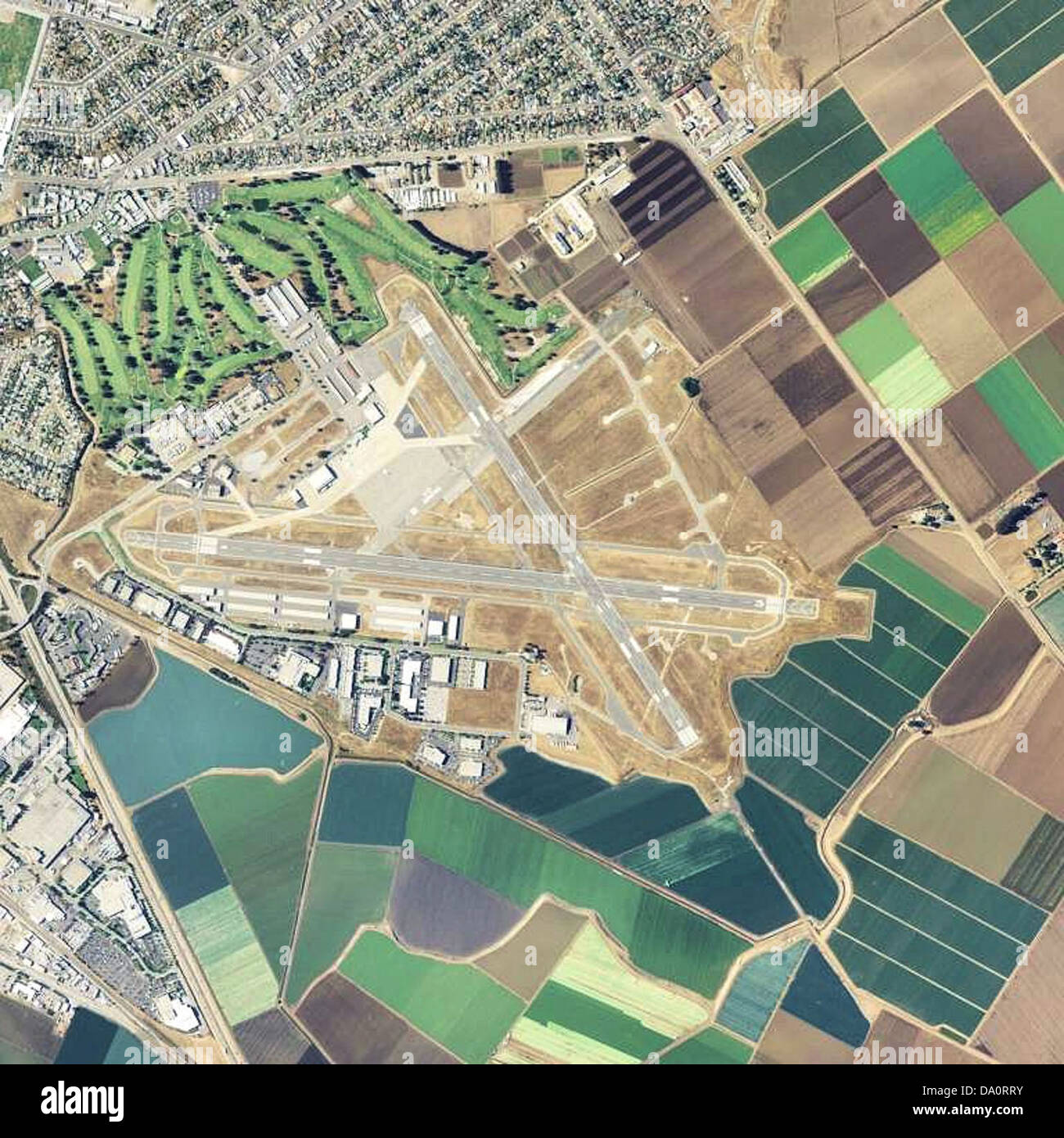 Salinas Municipal Airport, located in California, is depicted on the ...