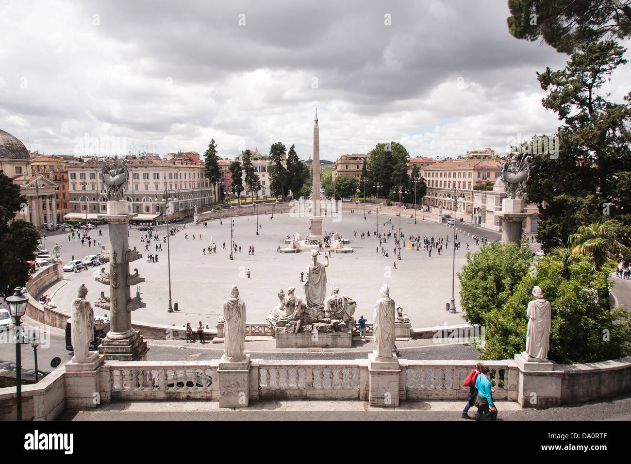 The Piazza del Popolo "People's Square" in Rome, Italy Stock Photo - Alamy