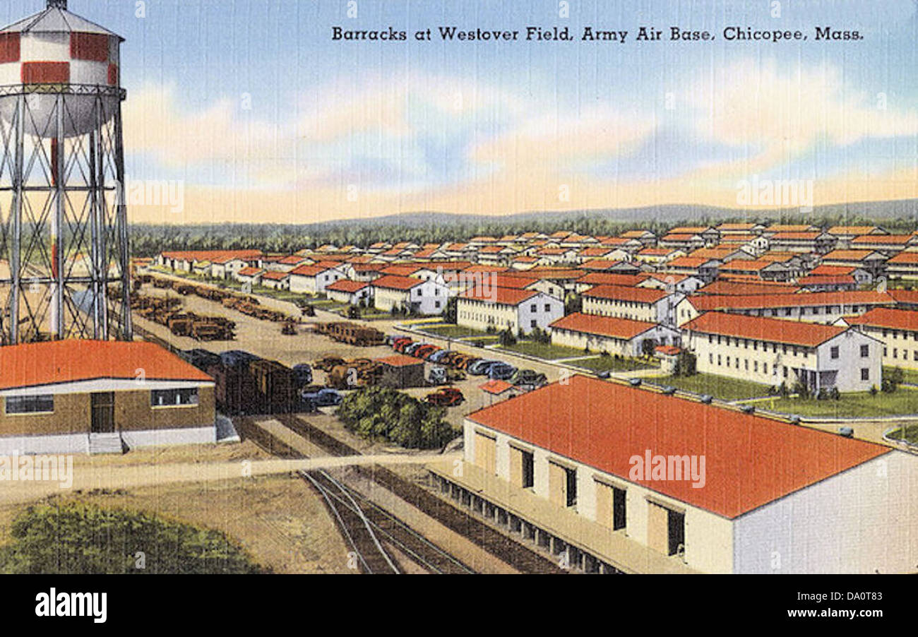 Westover Field MA.Postcard Stock Photo - Alamy