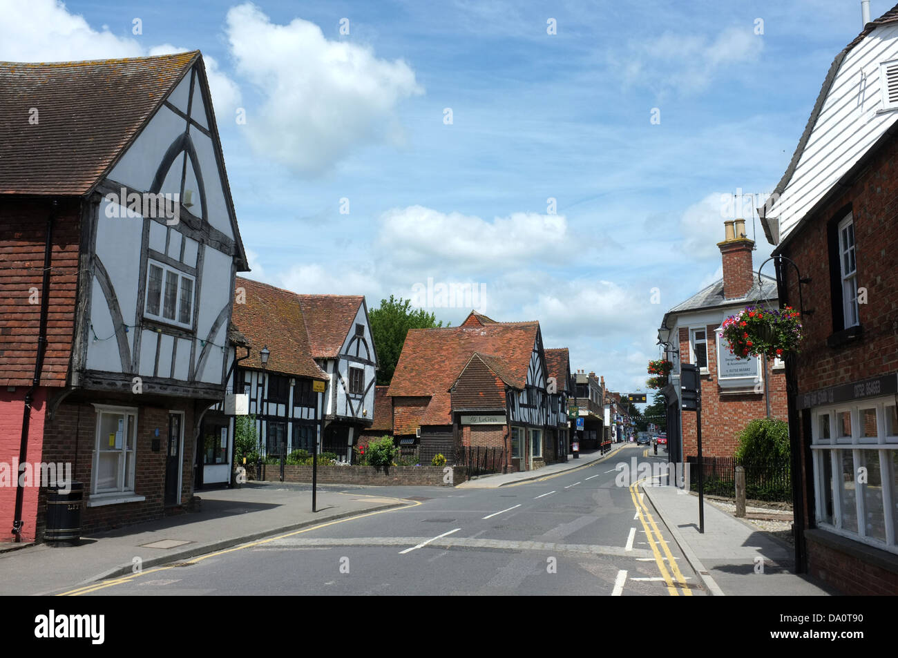 edenbridge town sevenoaks district of kent uk 2013 Stock Photo - Alamy