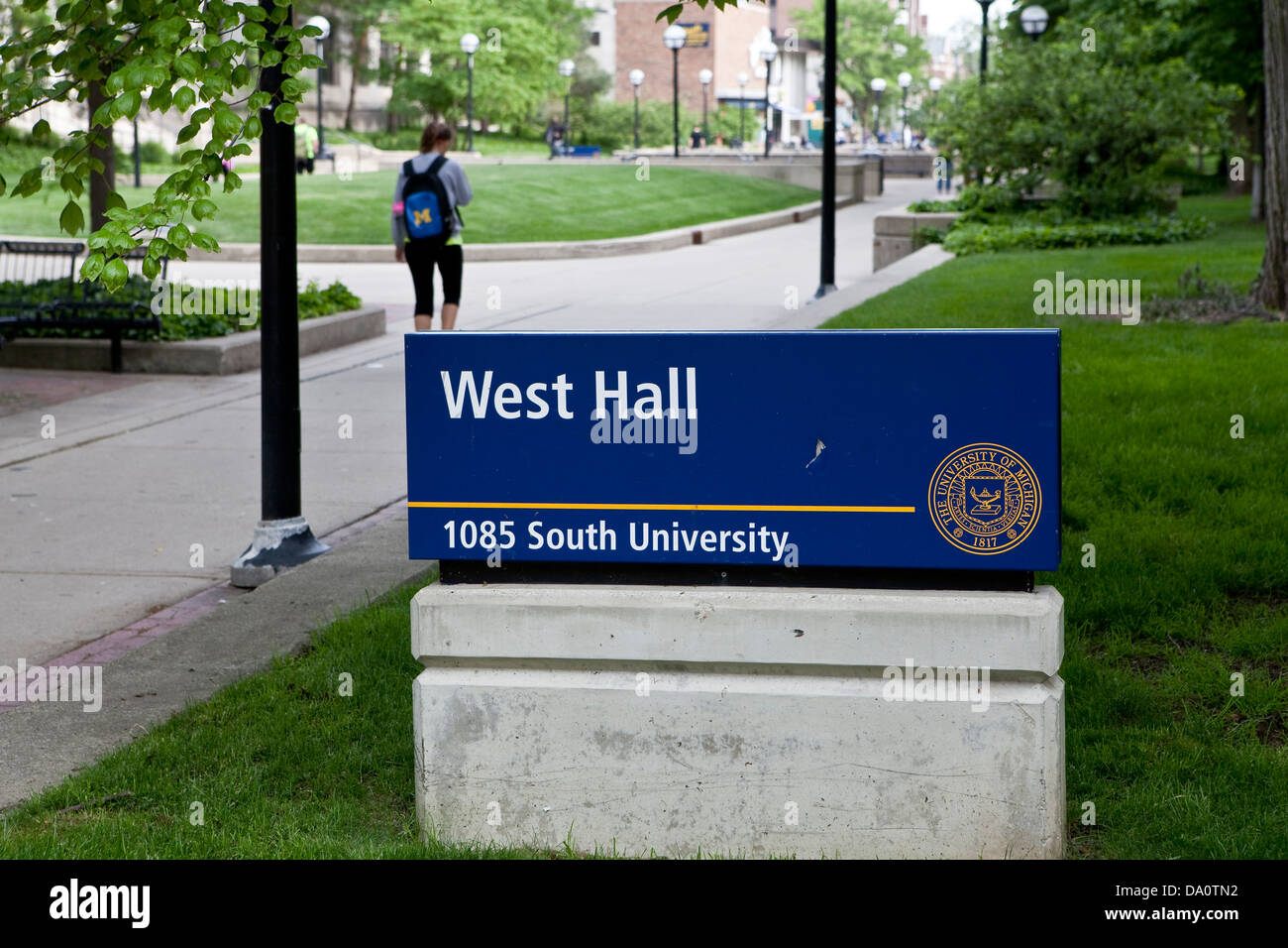 The West Hall building of the University of Michigan is seen in Ann ...