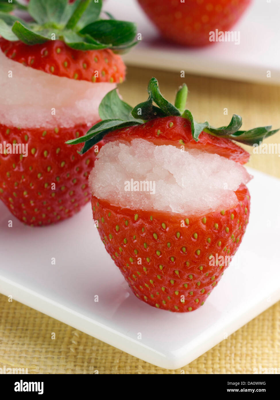 Buffet frozen fruit canapes hi-res stock photography and images - Alamy