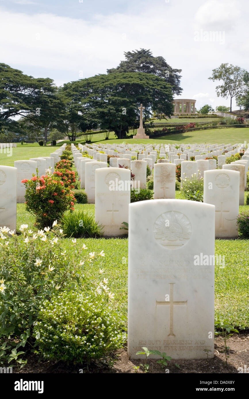 The Bomana War Cemetery, near Port Morsbey, Papua New Guinea Stock ...