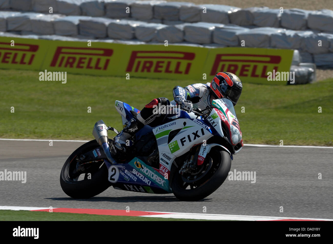 Imola, Italy. 30th June, 2013. Leon Camier during the World Superbikes ...
