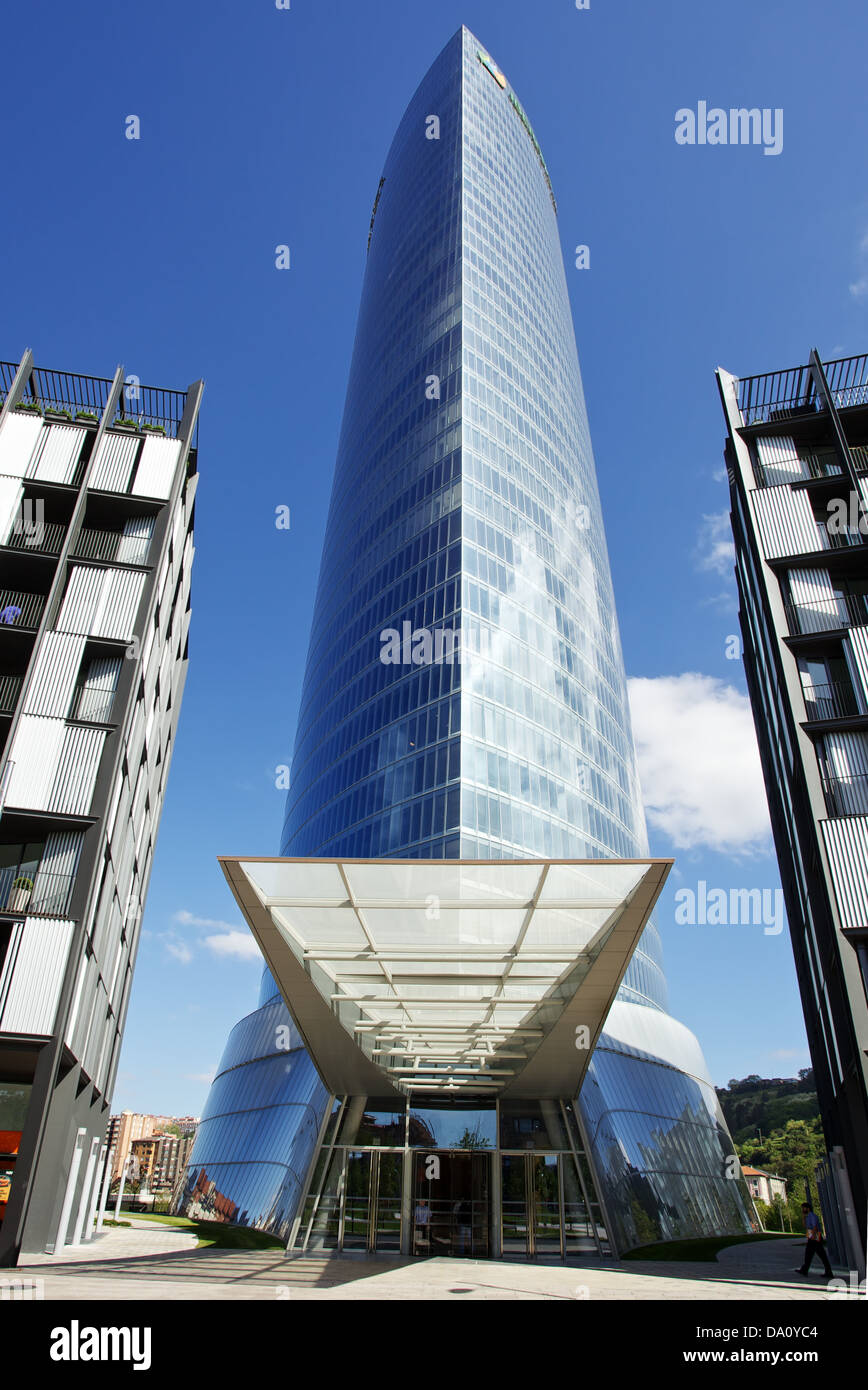 Iberdrola tower bilbao basque country hi-res stock photography and ...