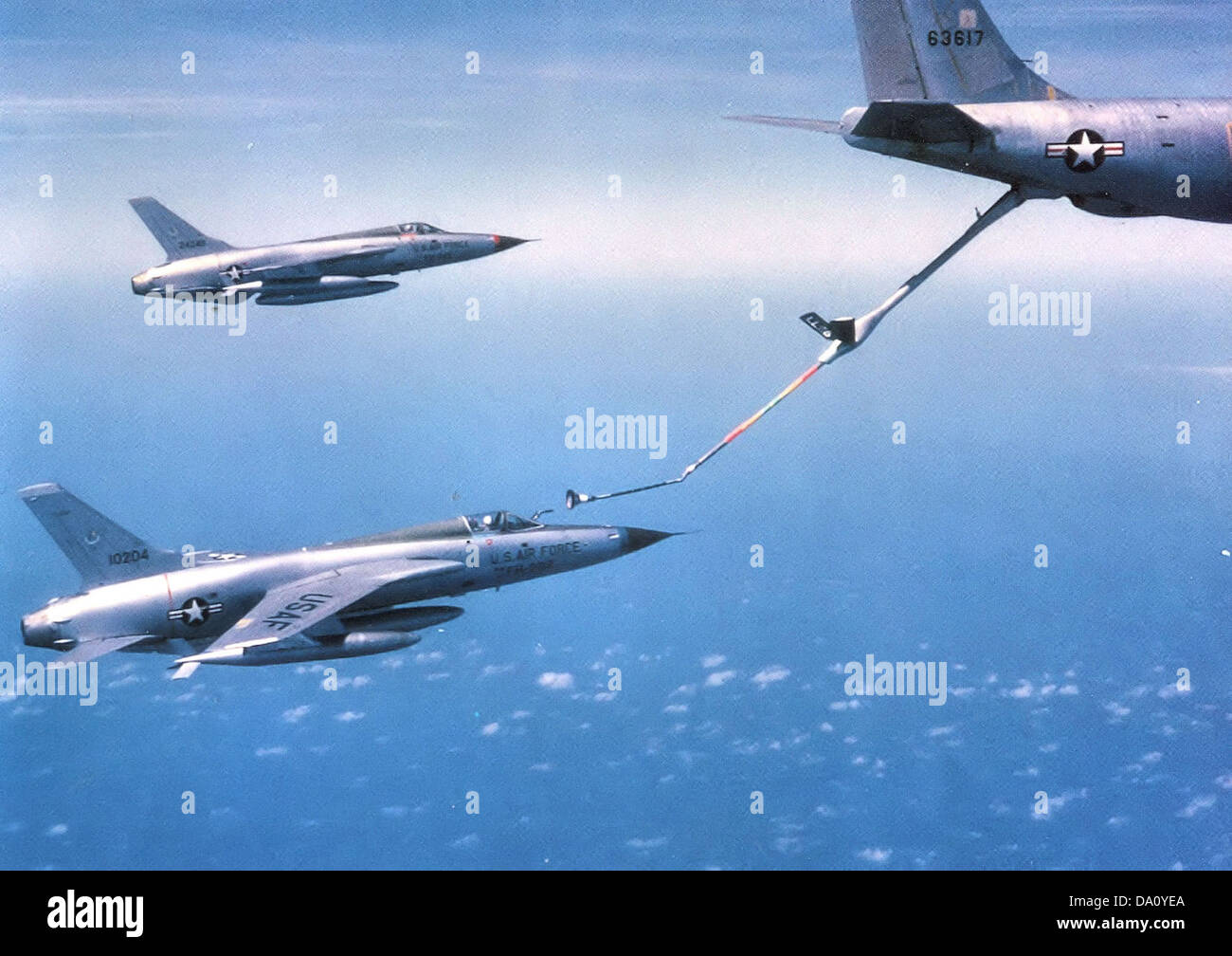 18th Tactical Fighter Wing F-105s deploying to Korat RTAFB, Thailand ...