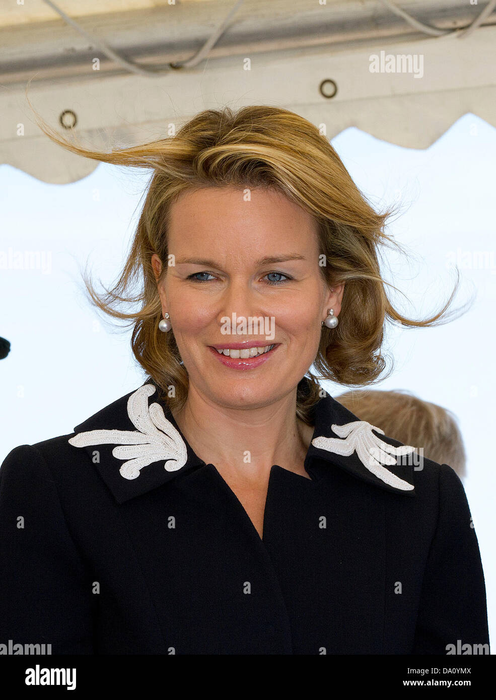 Belgium crown princess mathilde attends hi-res stock photography and ...