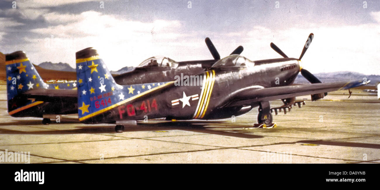 The 27th Strategic Fighter Wing operated the F-82 Twin Mustang at ...