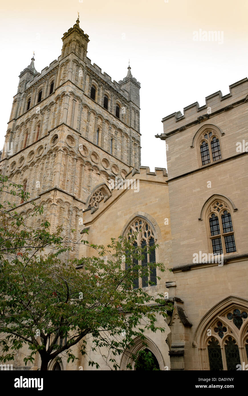 Cathedral of St. Peter in Exeter in Cornwall Stock Photo - Alamy