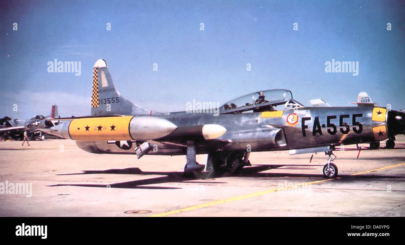 The 27th Fighter-Interceptor Squadron operated the Lockheed F-94C-1-LO ...
