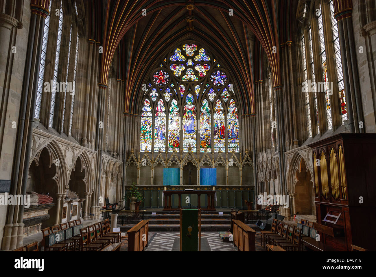 Cathedral of St. Peter in Exeter in Cornwall Stock Photo - Alamy