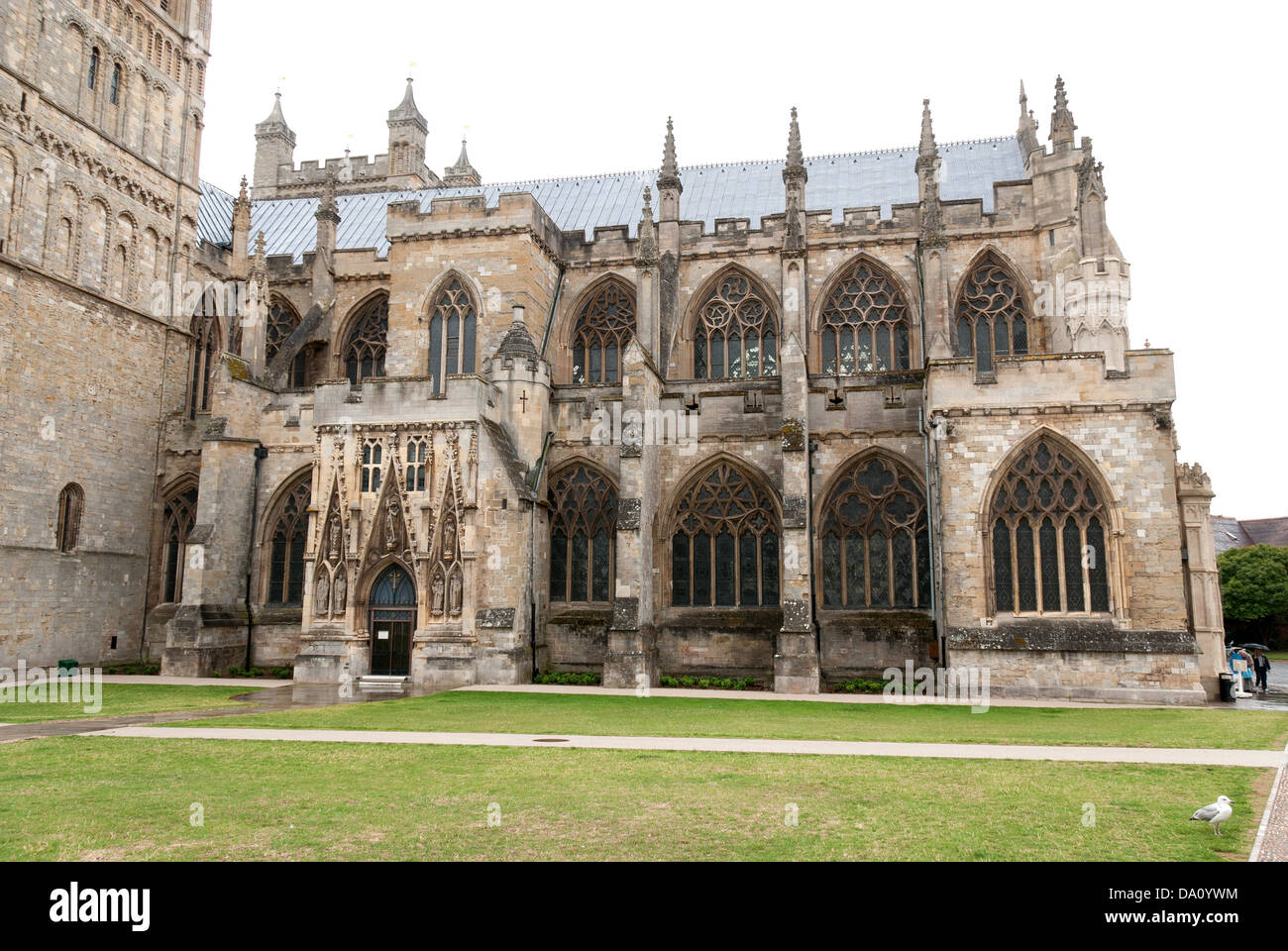 Cathedral of St. Peter in Exeter in Cornwall Stock Photo - Alamy