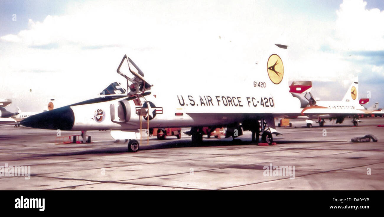 The 318th Fighter Interceptor Squadron operated the Convair F-102A ...