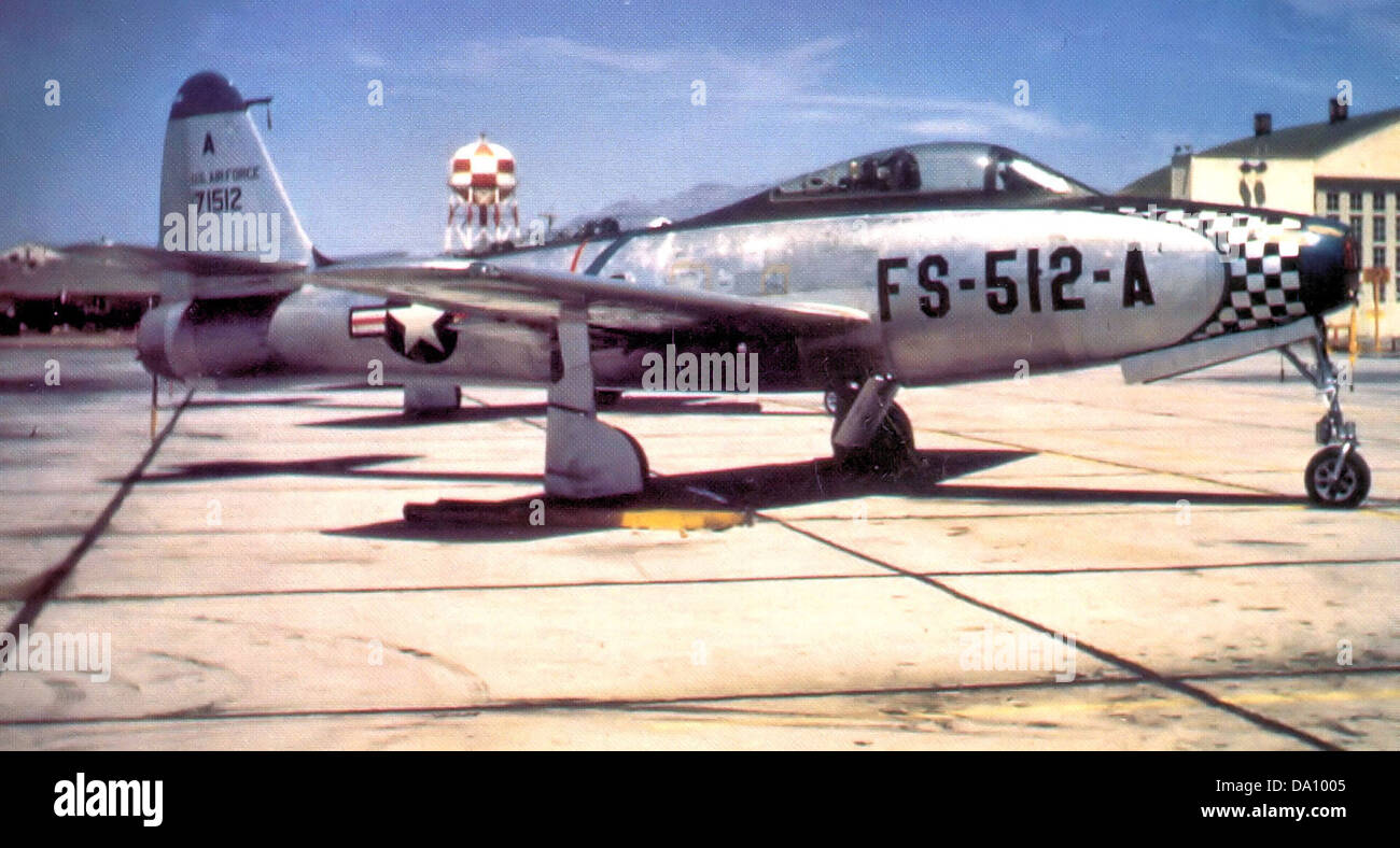 31st Fighter Wing - F-84C 47-1512 Stock Photo - Alamy
