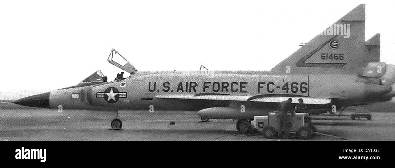 The 331st Fighter-Interceptor Squadron operated the Convair F-102A ...