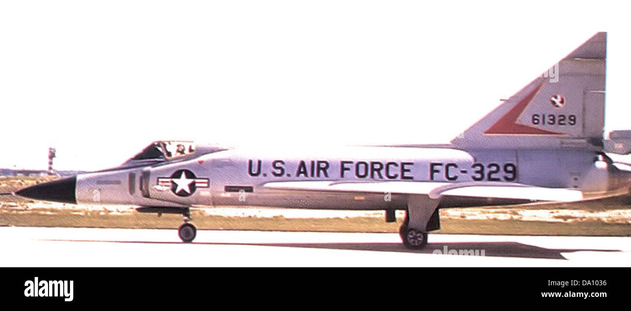 The 332d Fighter-Interceptor Squadron operated the Convair F-102A Delta ...