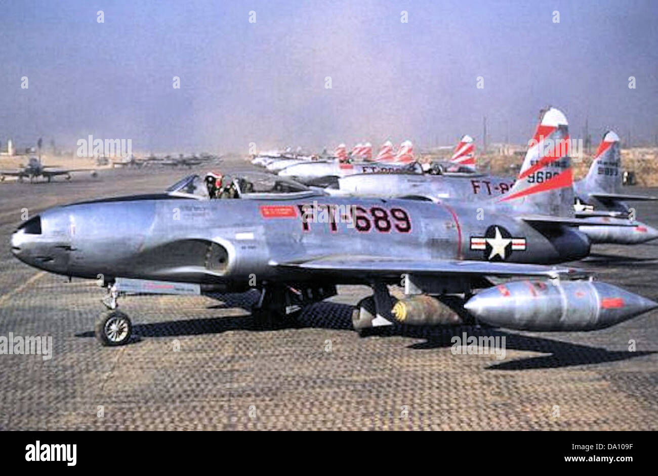 The 36th Fighter-Bomber Squadron operated the Lockheed F-80C-10-LO ...