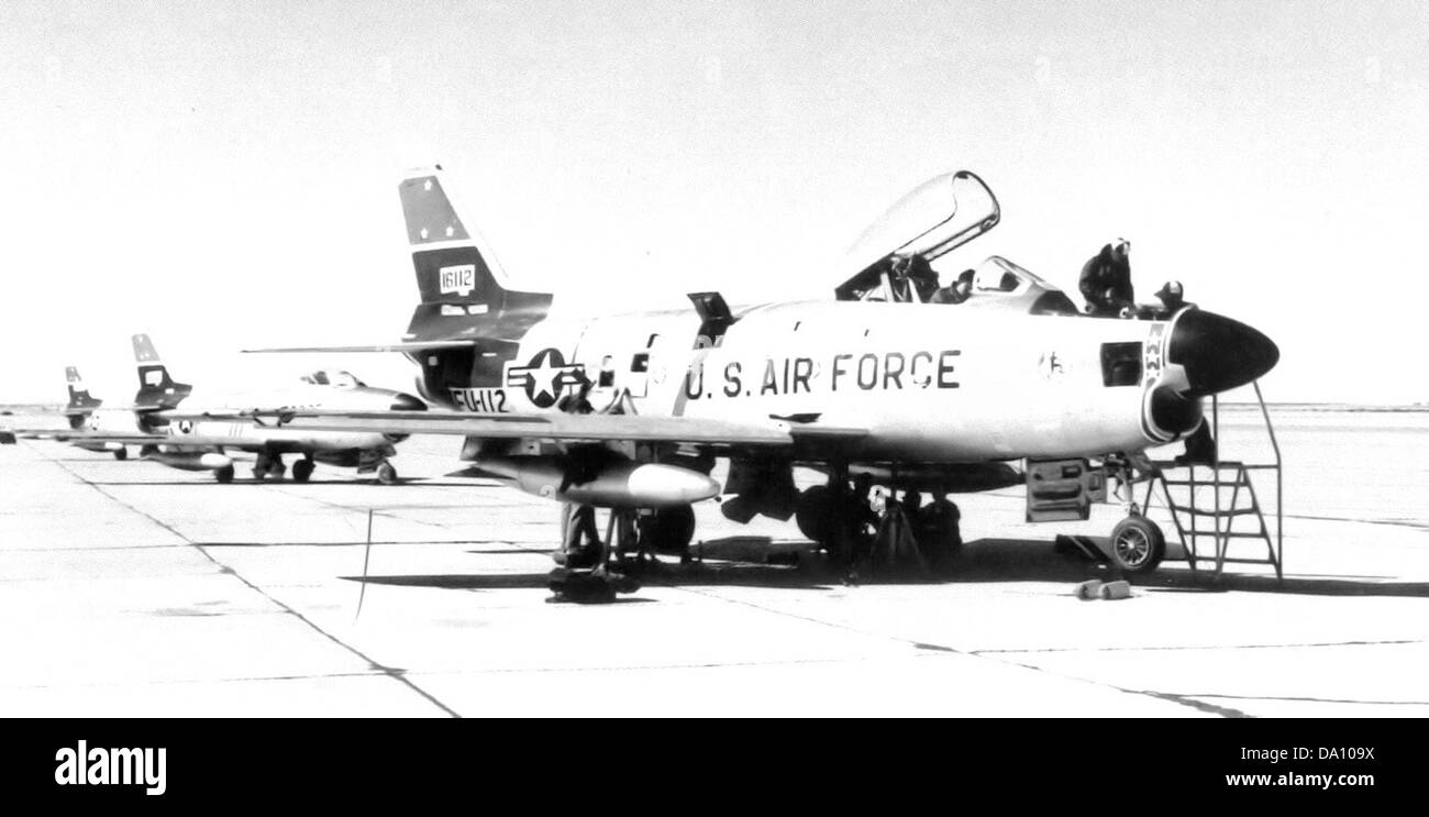 The 37th Fighter-Interceptor Squadron operated the North American F-86D ...