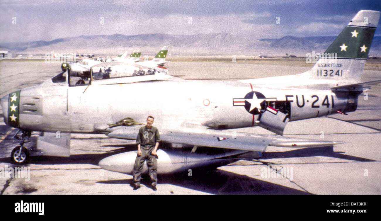 The 49th Fighter-Interceptor Squadron operated the North American F-86F ...