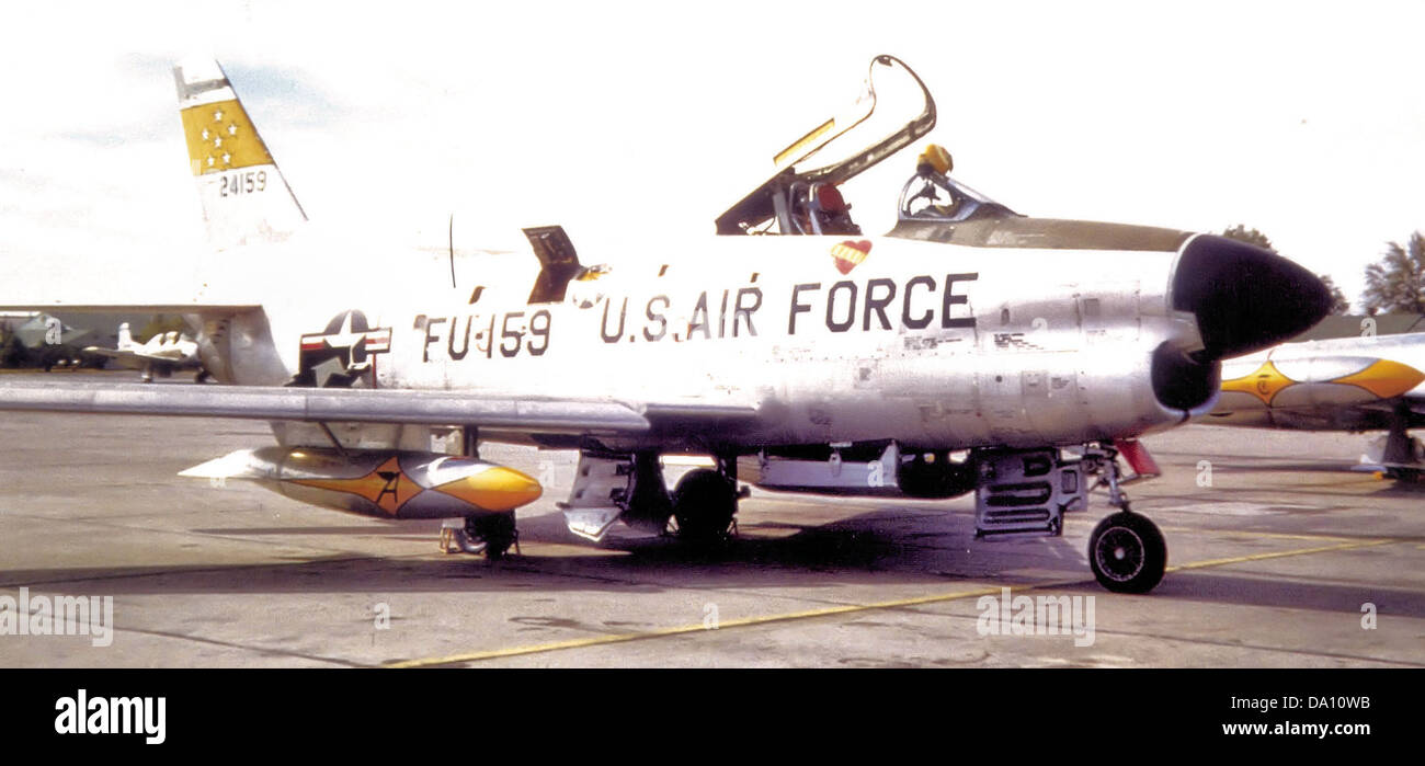 The 5th Fighter-Interceptor Squadron operated the North American F-86D ...