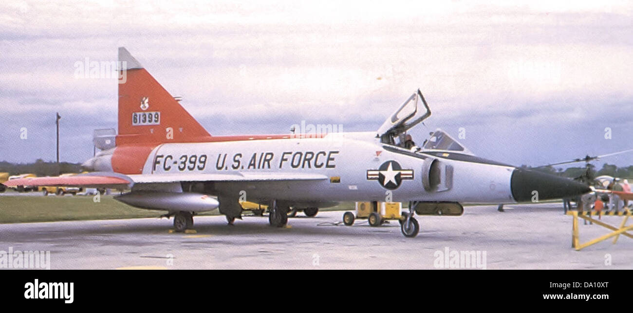 The Convair F-102A-75-CO Delta Dagger, serial 56-1399, served with the ...
