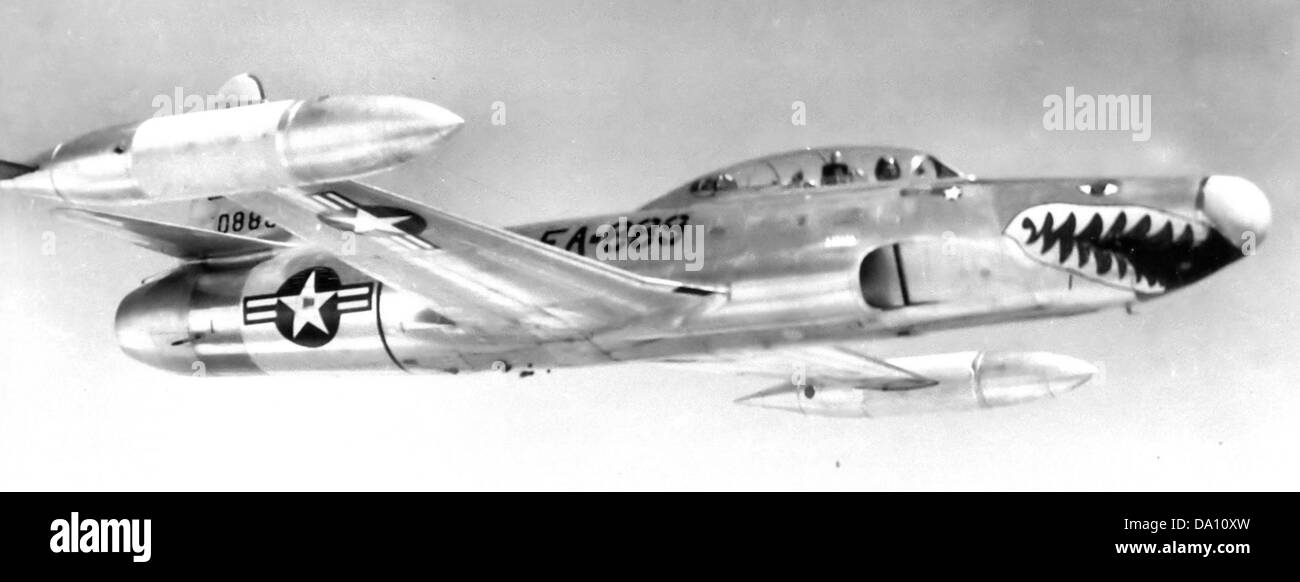 The 61st Fighter-Interceptor Squadron operated the Lockheed F-94B-1-LO ...