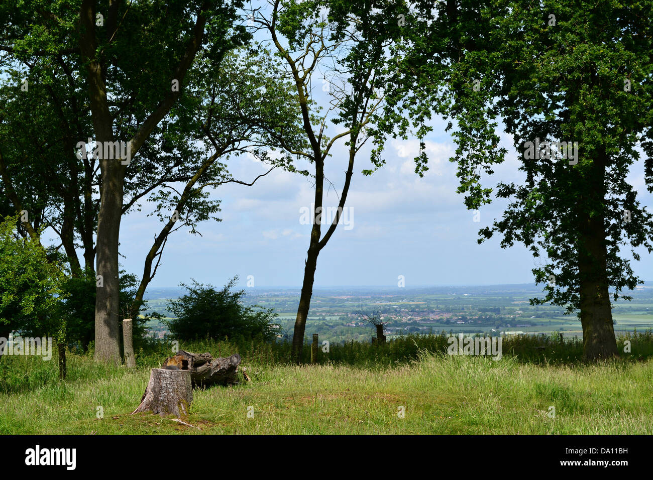 view from a hill top Stock Photo - Alamy