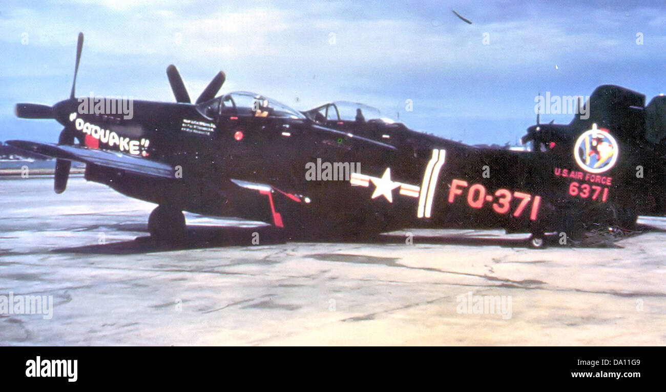 The F-82G Twin Mustang, operated by the 6th Fighter Squadron in 1950 ...