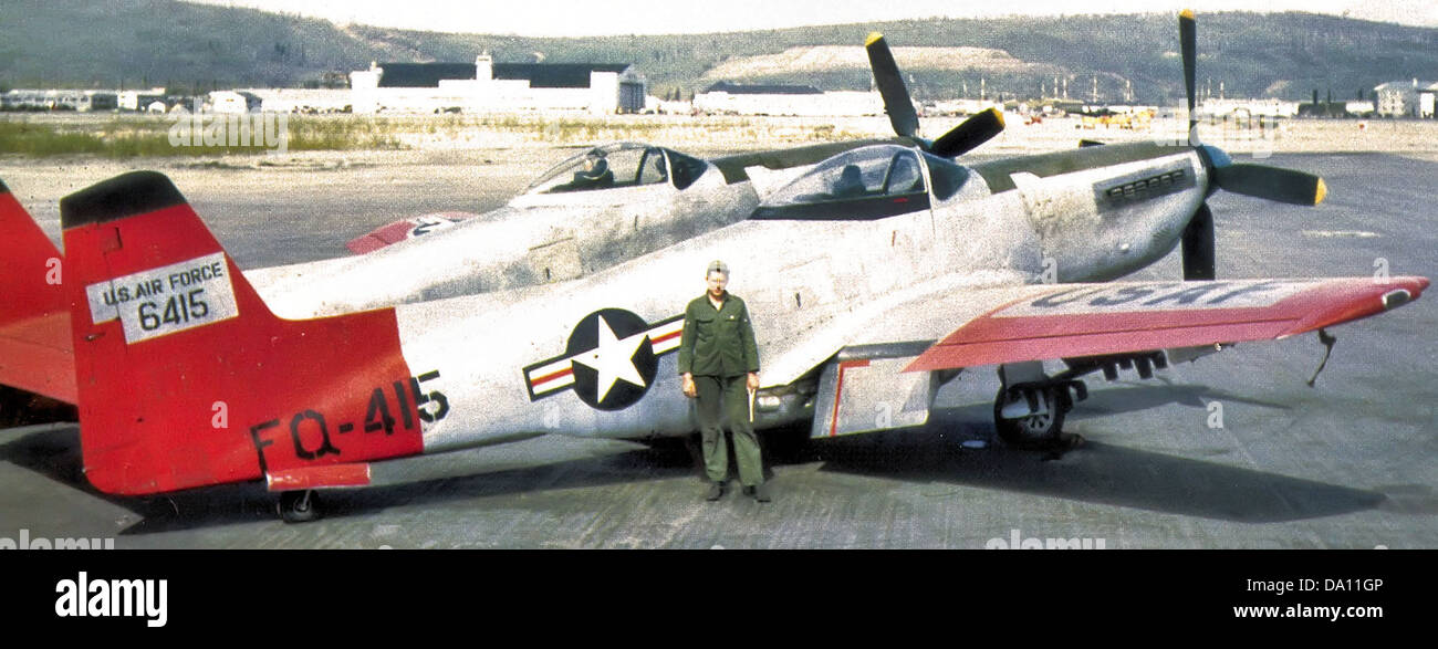 The F-82F Twin Mustang, seen here as the last of its kind, was a long ...