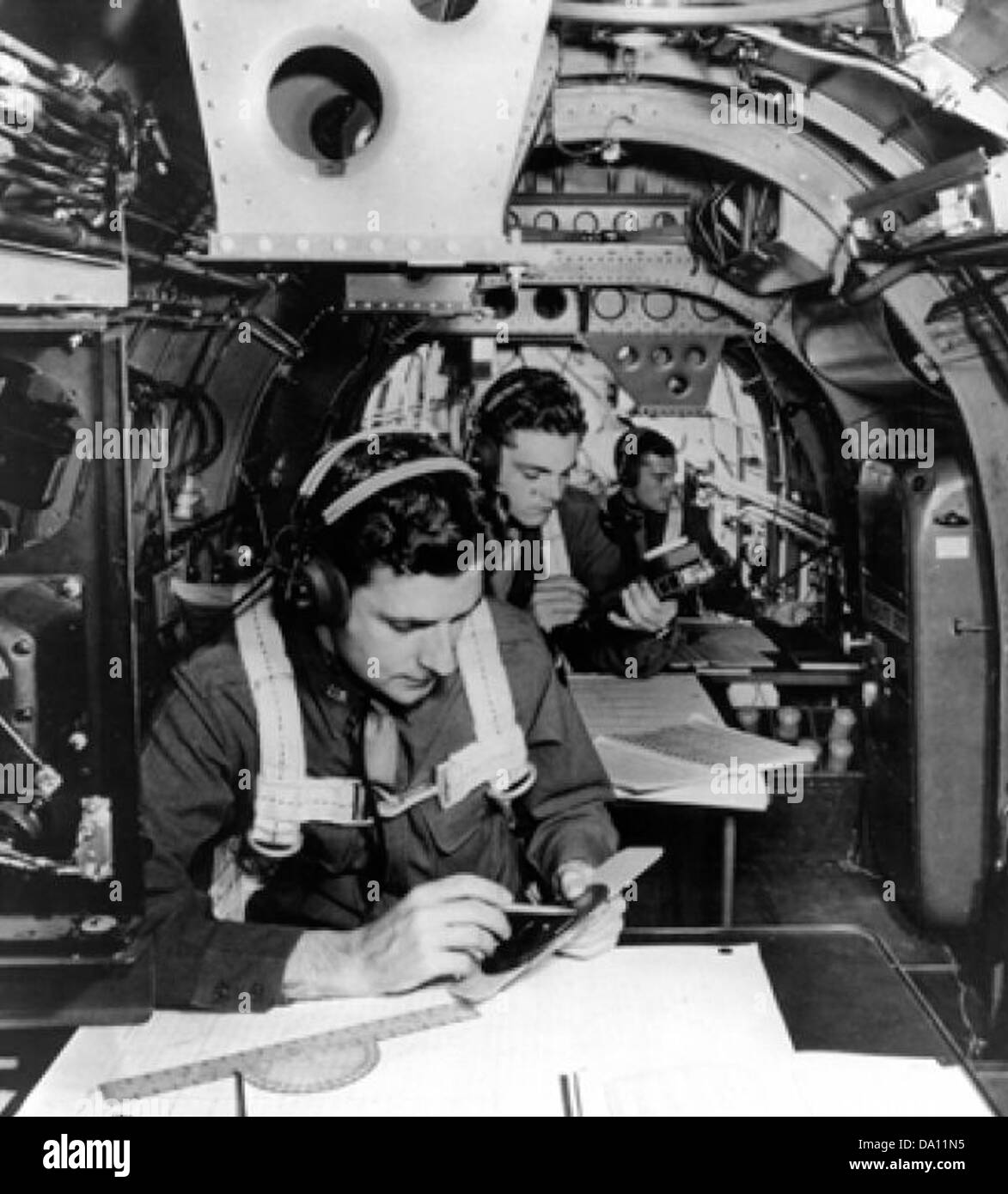 At Hondo Army Airfield in 1944, students conducted navigation training ...