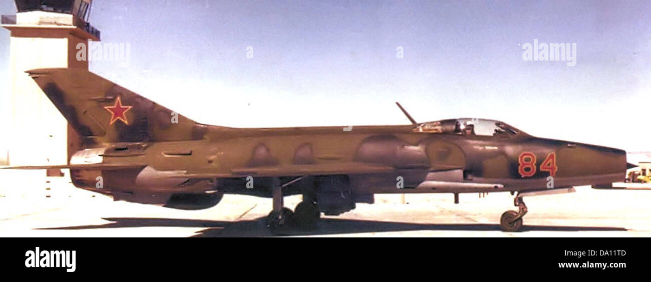 The MiG-21F-13, a Soviet-built jet fighter, was operated by the U.S ...