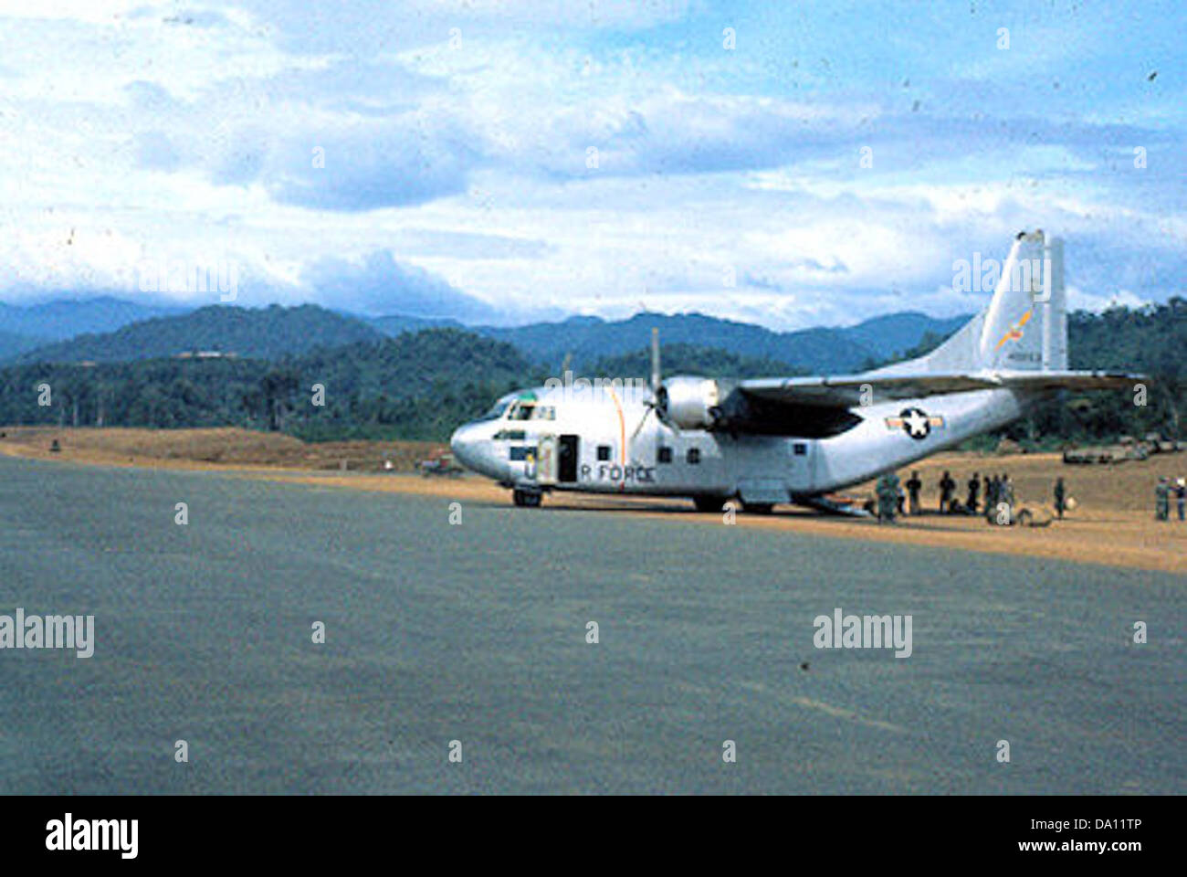 The Fairchild C-123B Provider, known as the 'Mule Train,' was a ...