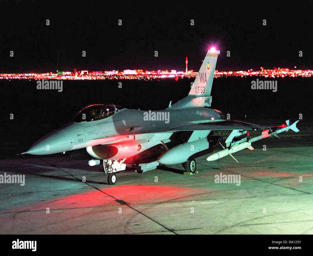 The 16th Weapons Squadron operated the F-16C Block 52, a multi-role ...