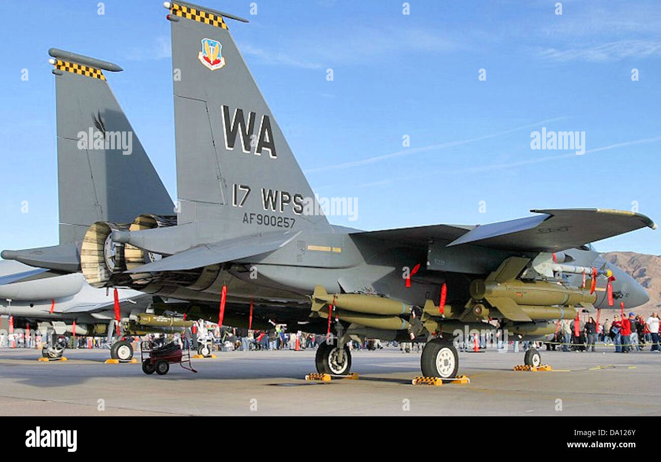 The 17th Weapons Squadron operates the McDonnell Douglas F-15E-50-MC ...