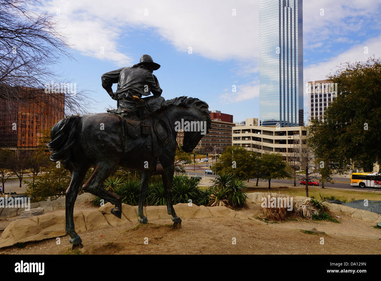Texas cowboy statue hi-res stock photography and images - Alamy