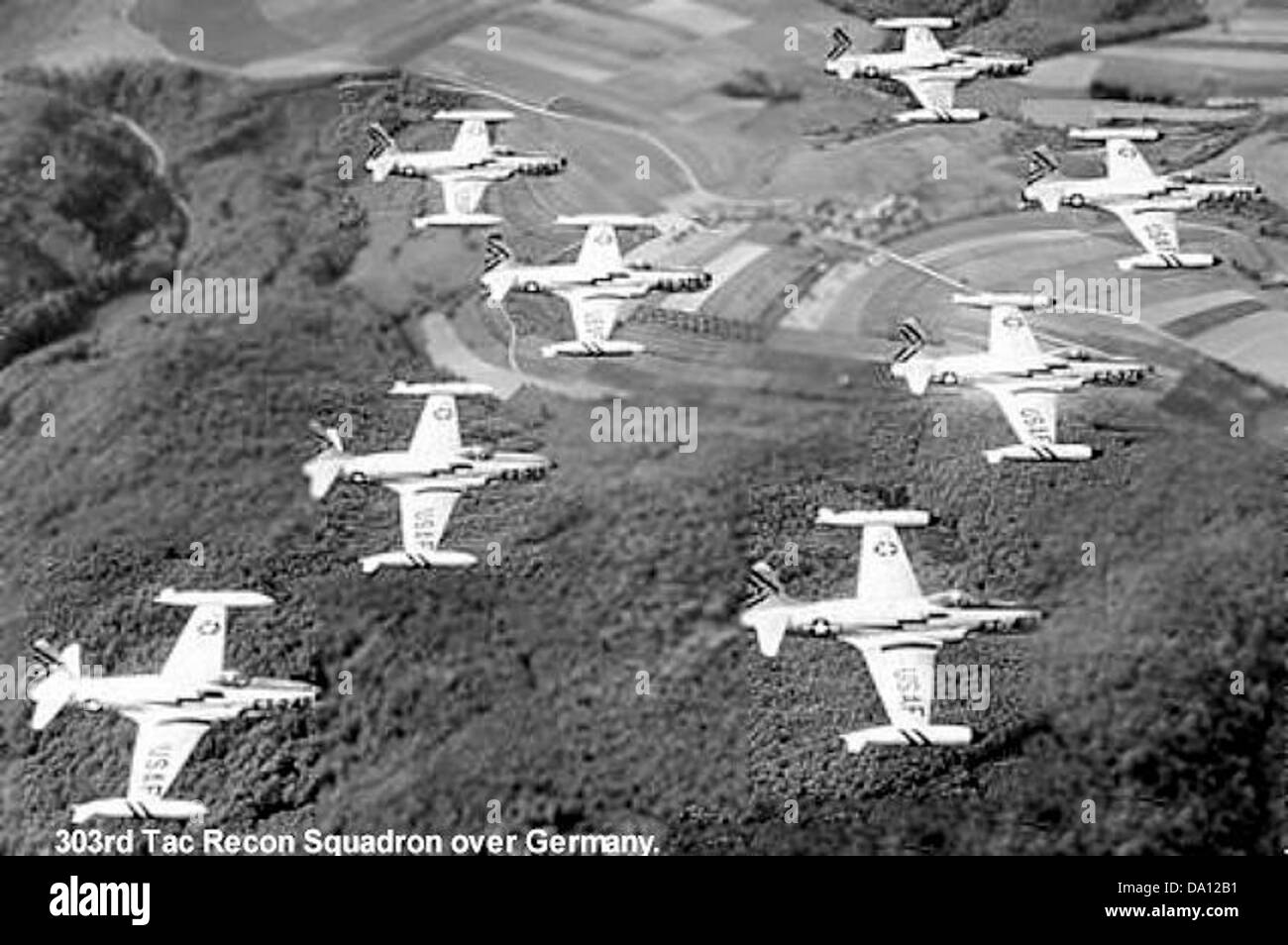 The 303d Tactical Reconnaissance Squadron operated the RF-80A, a ...