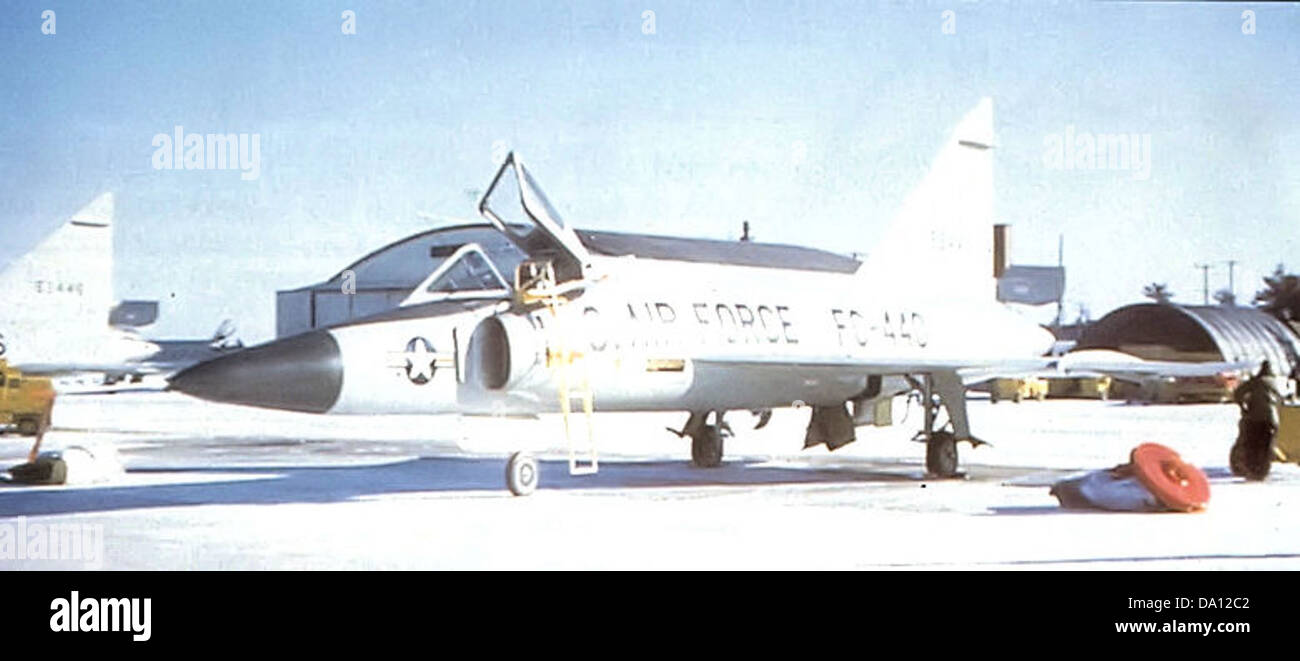 A Convair F-102A Delta Dagger, serial number 56-1440, operated by the ...