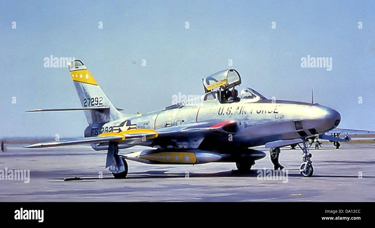 The Republic RF-84F Thunderflash, serial number 52-7292, was a tactical ...