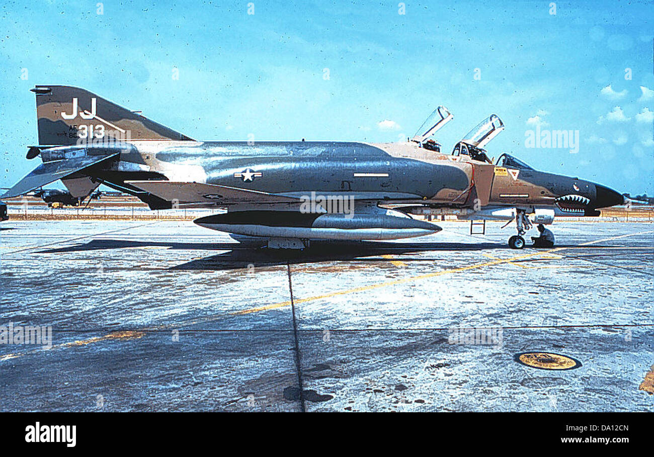 The 34th Tactical Fighter Squadron operated the McDonnell F-4E Phantom ...