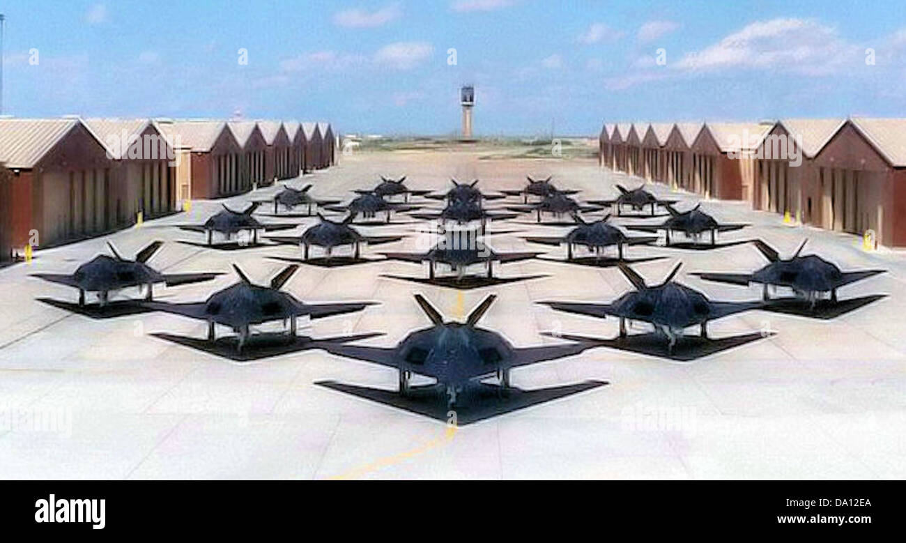 The 37th Tactical Fighter Wing operated the F-117A Nighthawk stealth ...