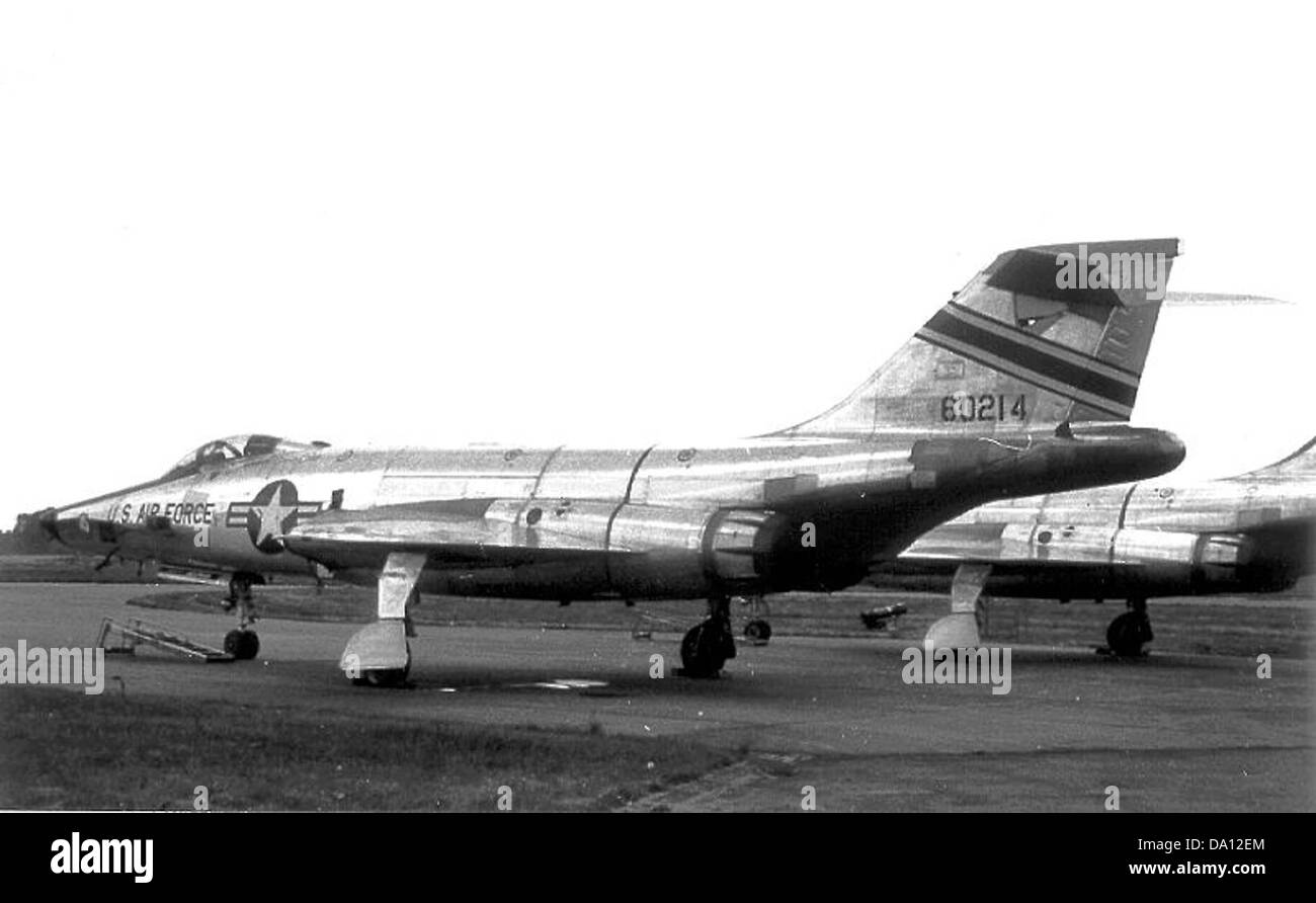 The 38th Tactical Reconnaissance Squadron operated the McDonnell RF-101C-55-MC Voodoo (56-214 ...