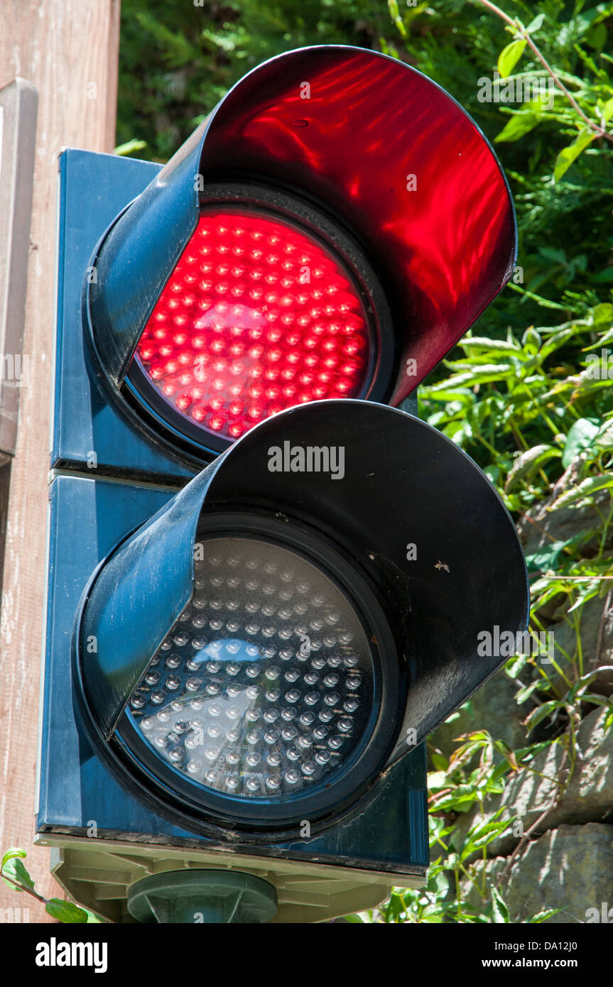 red light not to pass Stock Photo - Alamy