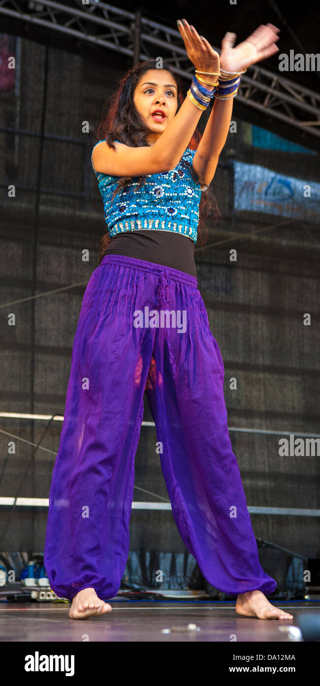 Preston, UK 30th June, 2013. The Preston Mela is a vibrant celebration ...