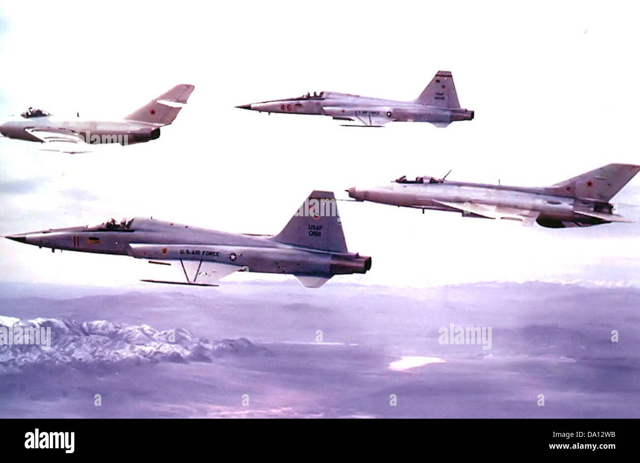 The 4417th Test and Evaluation Squadron (TES) operated MiG-15, MiG-21 ...
