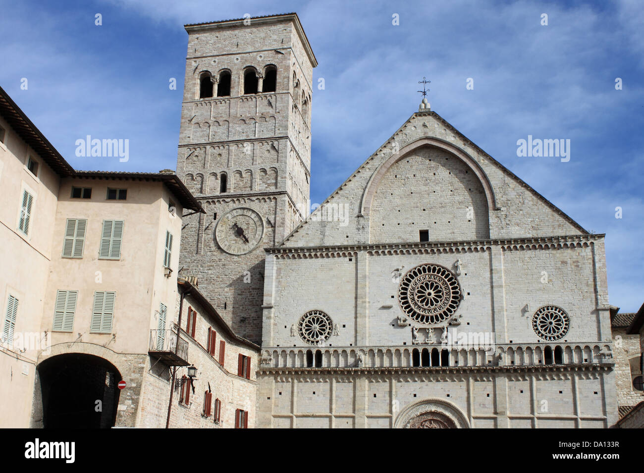 Saint Rufino Cathedral in Assisi, Italy Stock Photo - Alamy