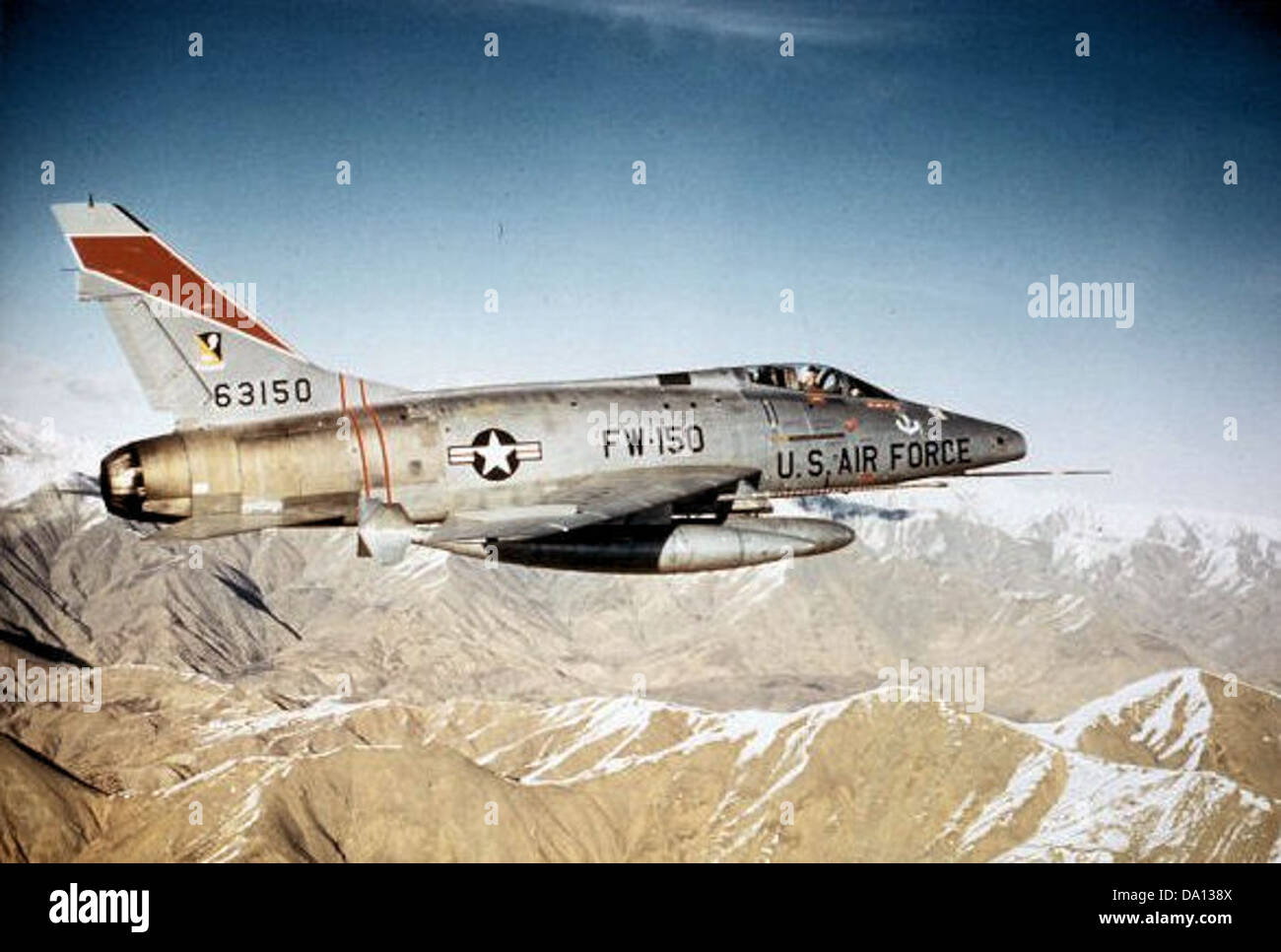 The 522nd Tactical Fighter Squadron operated the North American F-100D ...