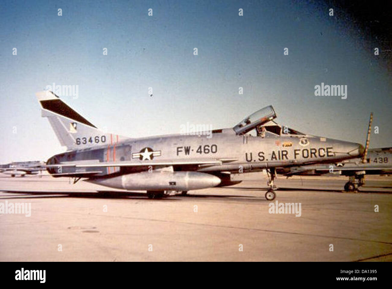 The 523d Tactical Fighter Squadron flew the North American F-100D Super ...