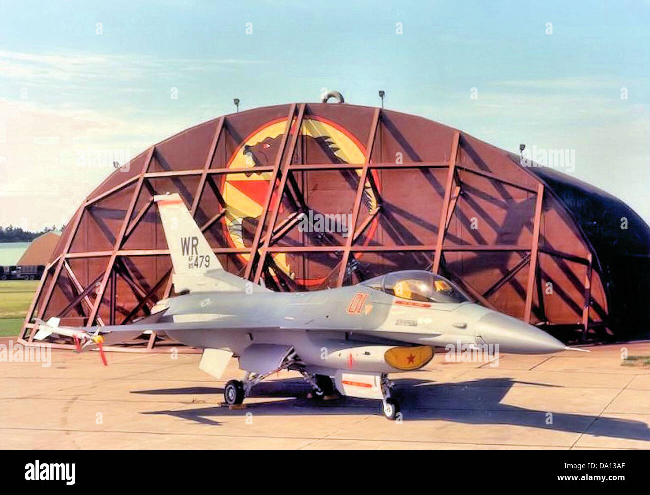 The 527th Aggressor Squadron operated the General Dynamics F-16C Block ...